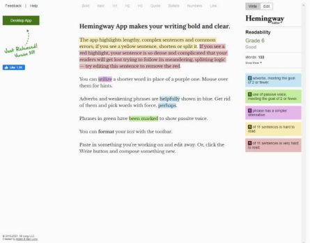 Hemingway Editor - Free Proofreading Tool - Mr. Free Tools